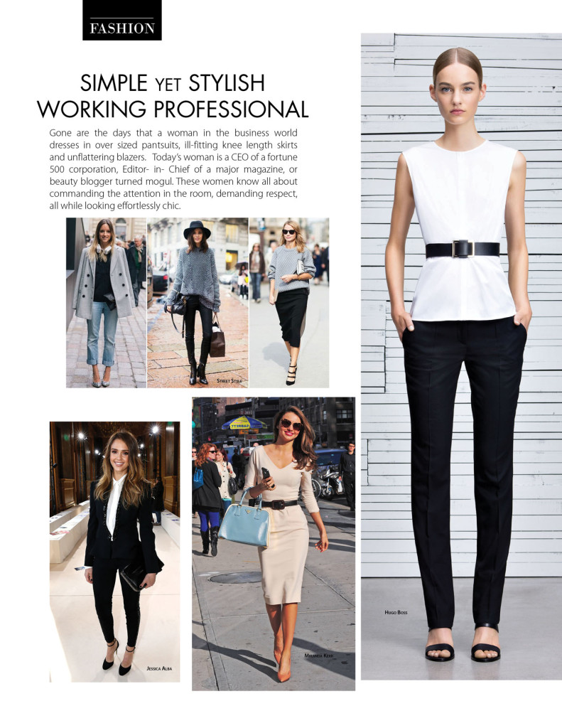 Simple yet Stylish Working Professional – Composure Magazine
