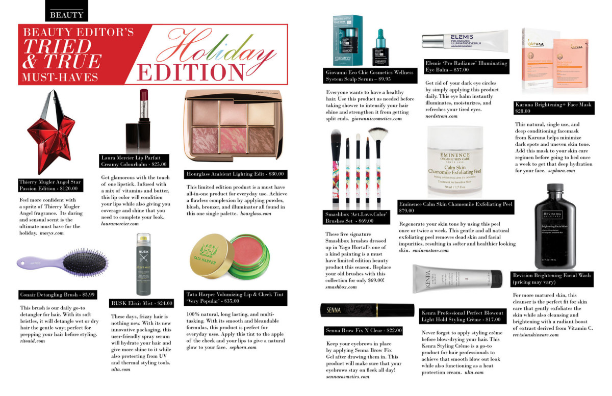 Beauty Editor’s Tried and True: Holiday Edition – Composure Magazine