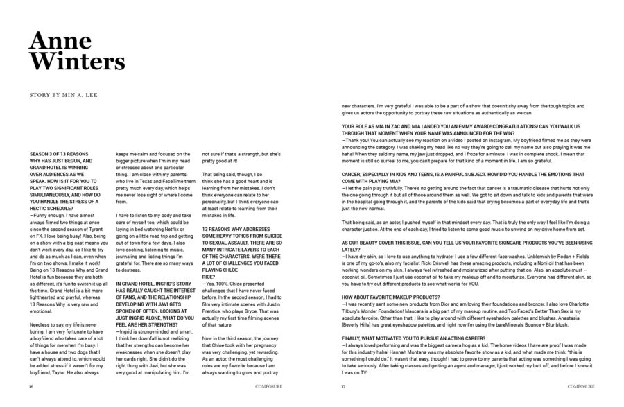 ANNE WINTERS – Composure Magazine