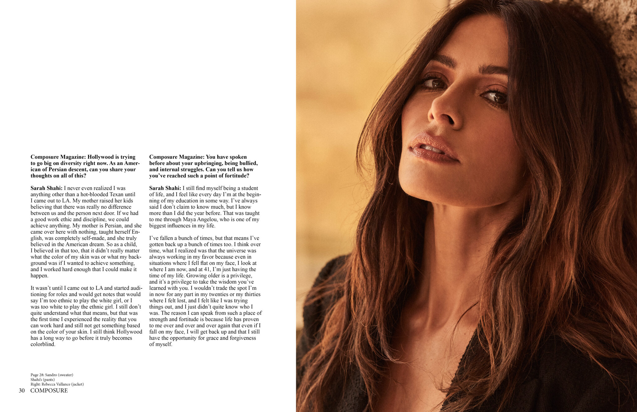 Sarah Shahi – Composure Magazine
