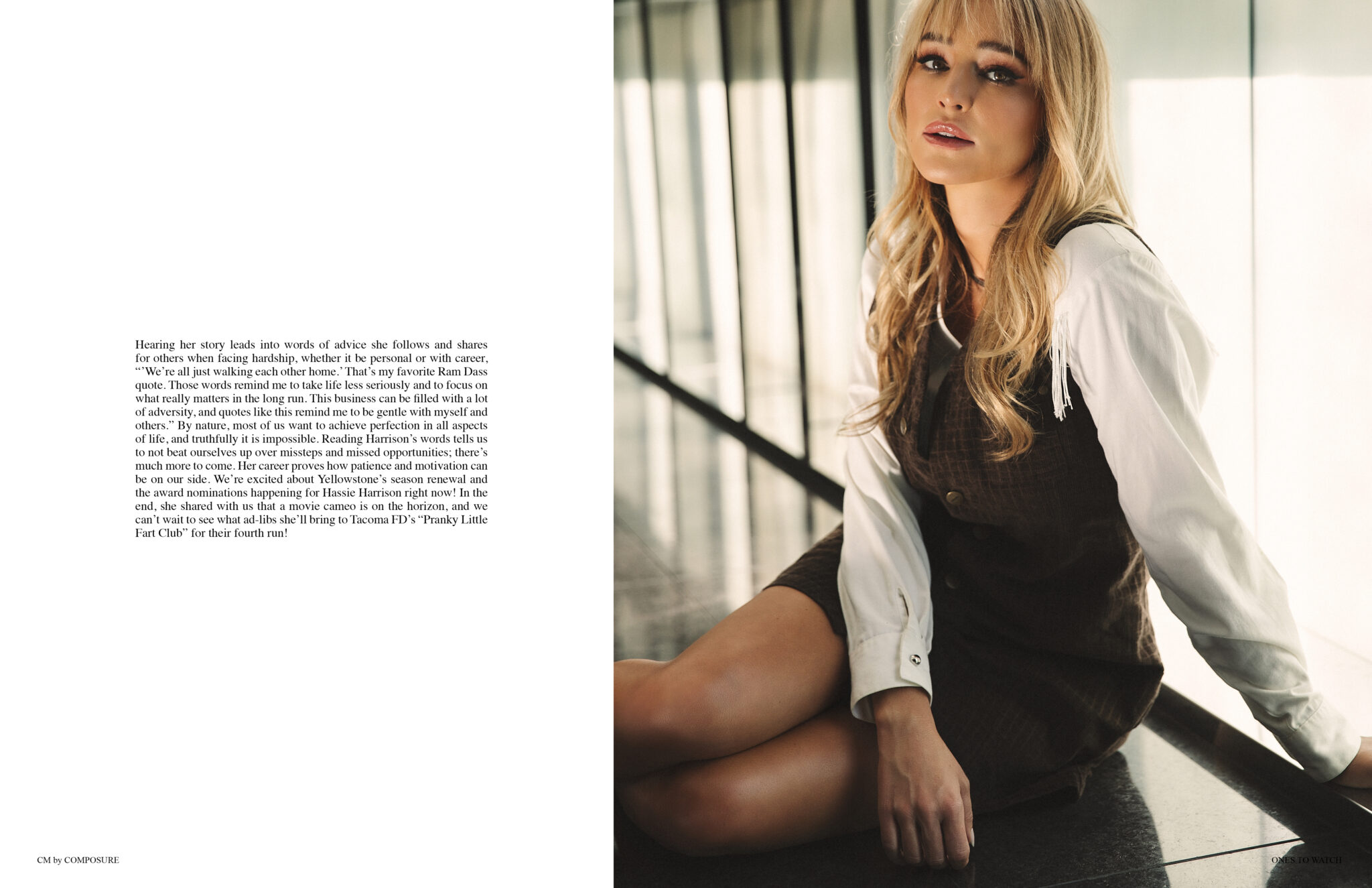 CM by Composure: HASSIE HARRISON – Composure Magazine